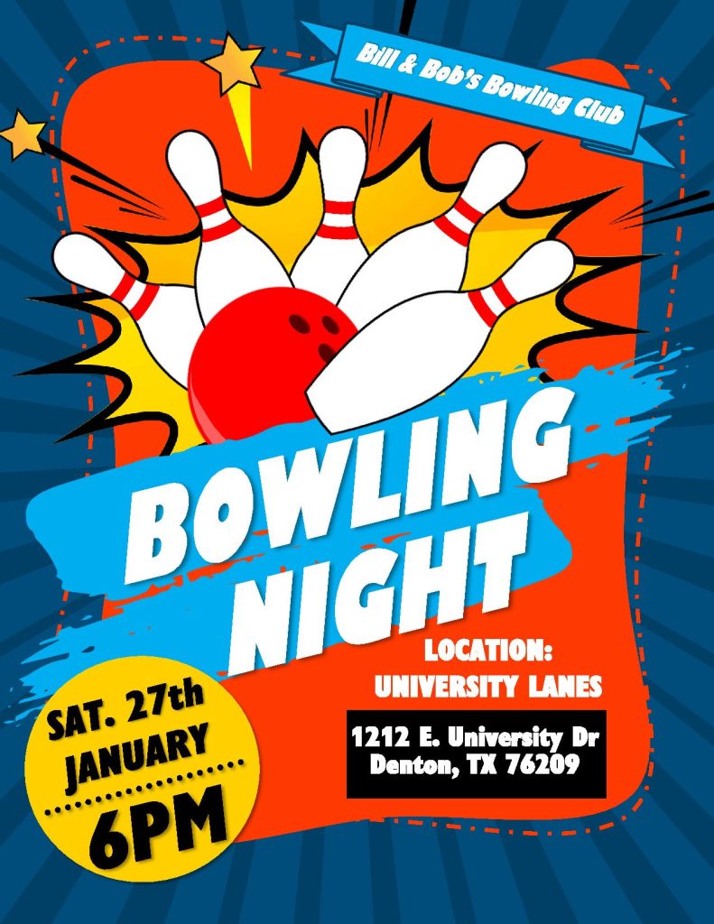 Bowling Night for "friends of Bill W." - Dallas AA Central Office