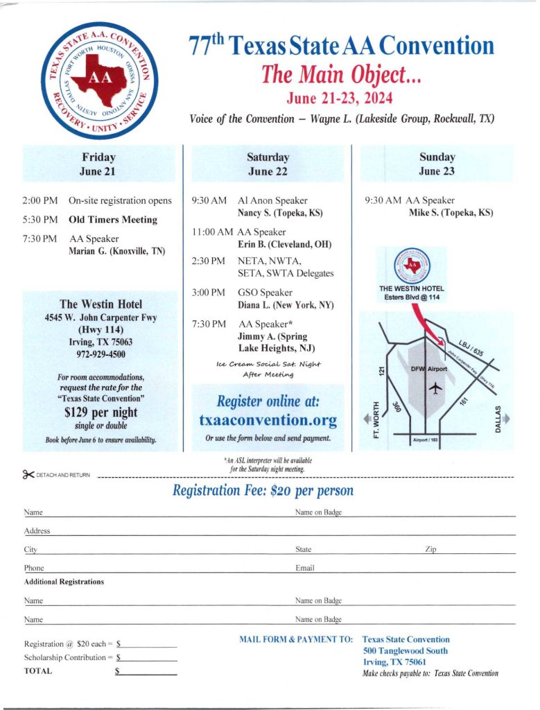 Dallas AA Central Office - 4407 N Beltwood Pkwy, Suite 110, Farmers ...