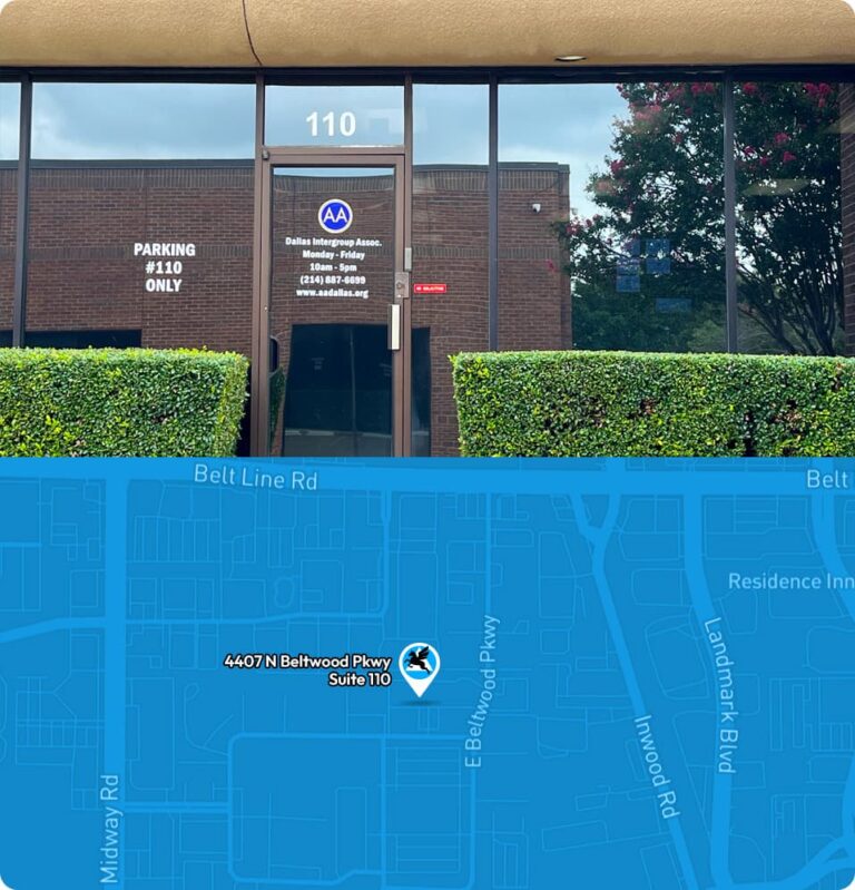 Dallas AA Central Office 24/7 Hotline 214-887-6699 Recovery