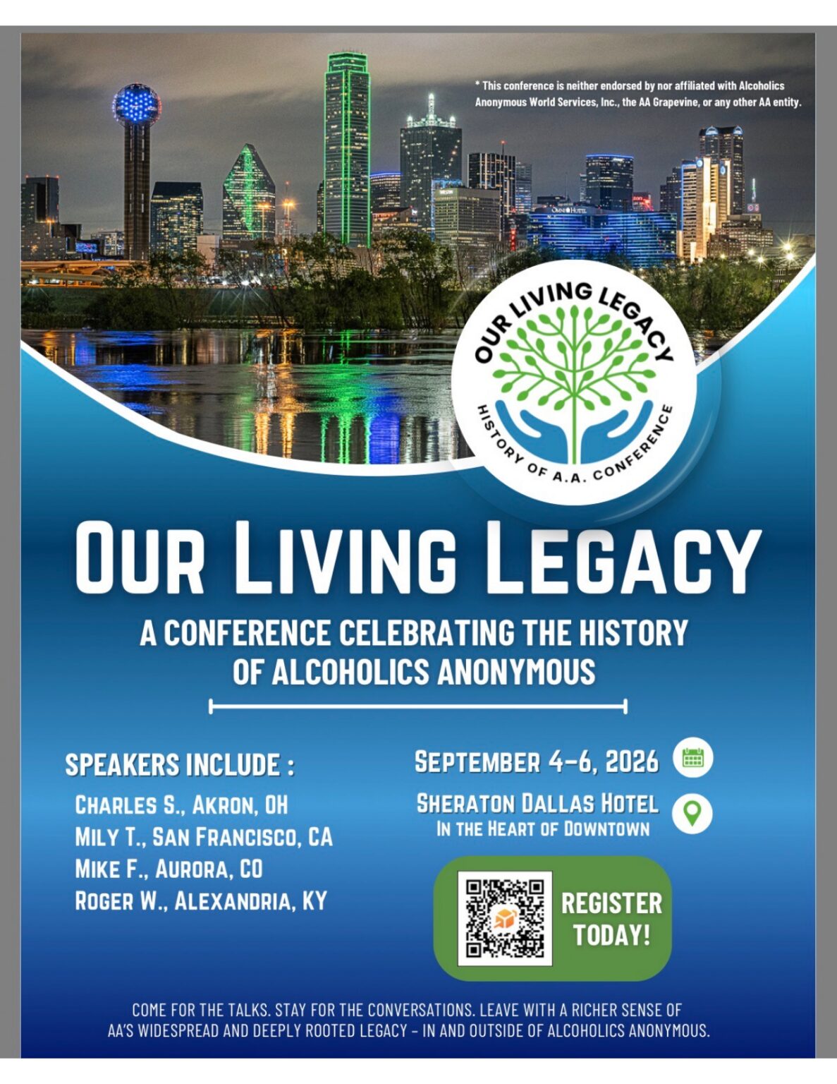 Our Living Legacy - Dallas AA Central Office